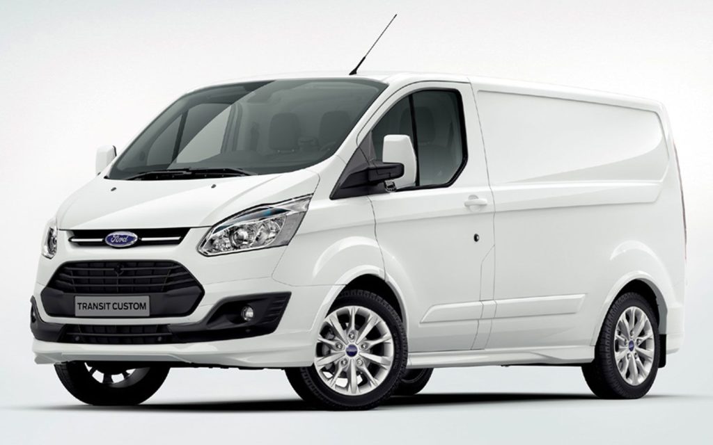 2013-ford-transit-custom-cargo-van-front-three-quarters-view-white ...